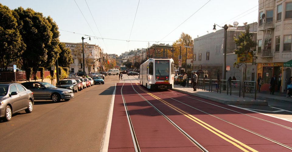 SFMTA Pushes Red Transit Lanes on Church Street to January, Citing Rain ...