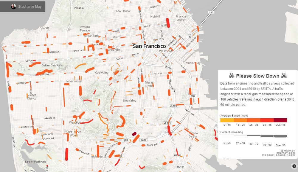 Mapping San Francisco's Most Speeding-Plagued Streets - Streetsblog San ...
