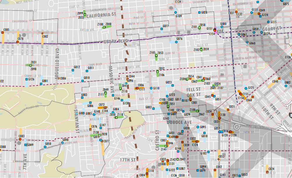 Map: SFMTA's 900 On-Street Car-Share Parking Spots Coming Along ...