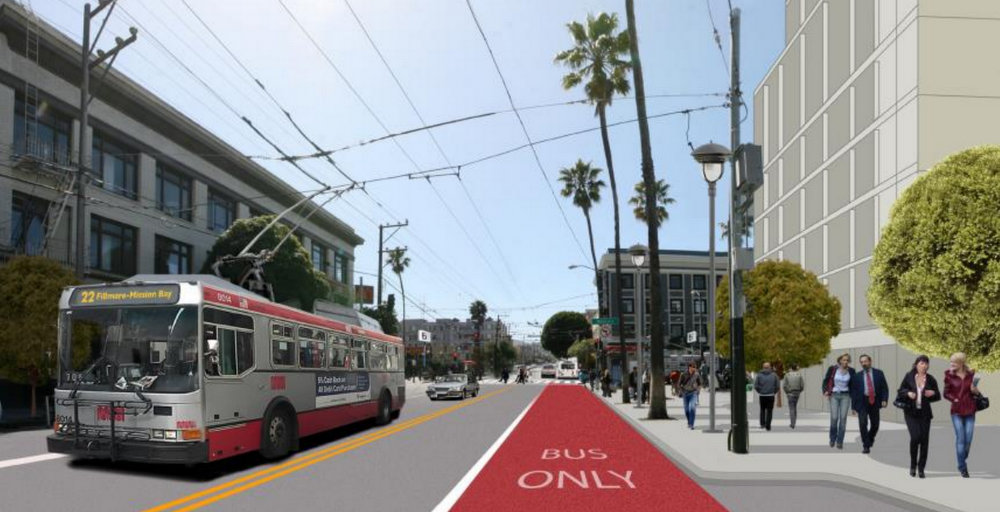 Muni Proposes New Bus Route, Curbside Transit Lanes on 16th Street ...