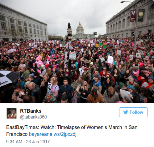 Some Images from Saturday's Marches Throughout California - Streetsblog ...