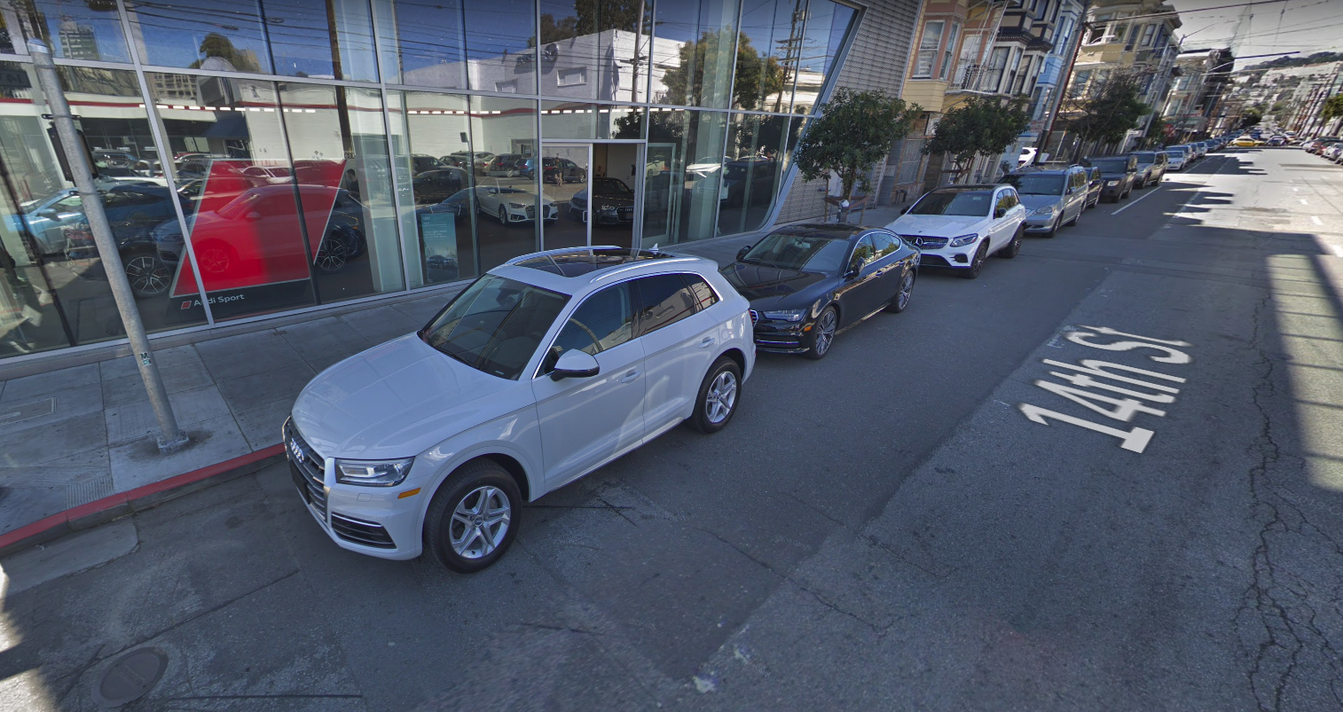 Apathetic Audi Blocks Safety - Streetsblog San Francisco