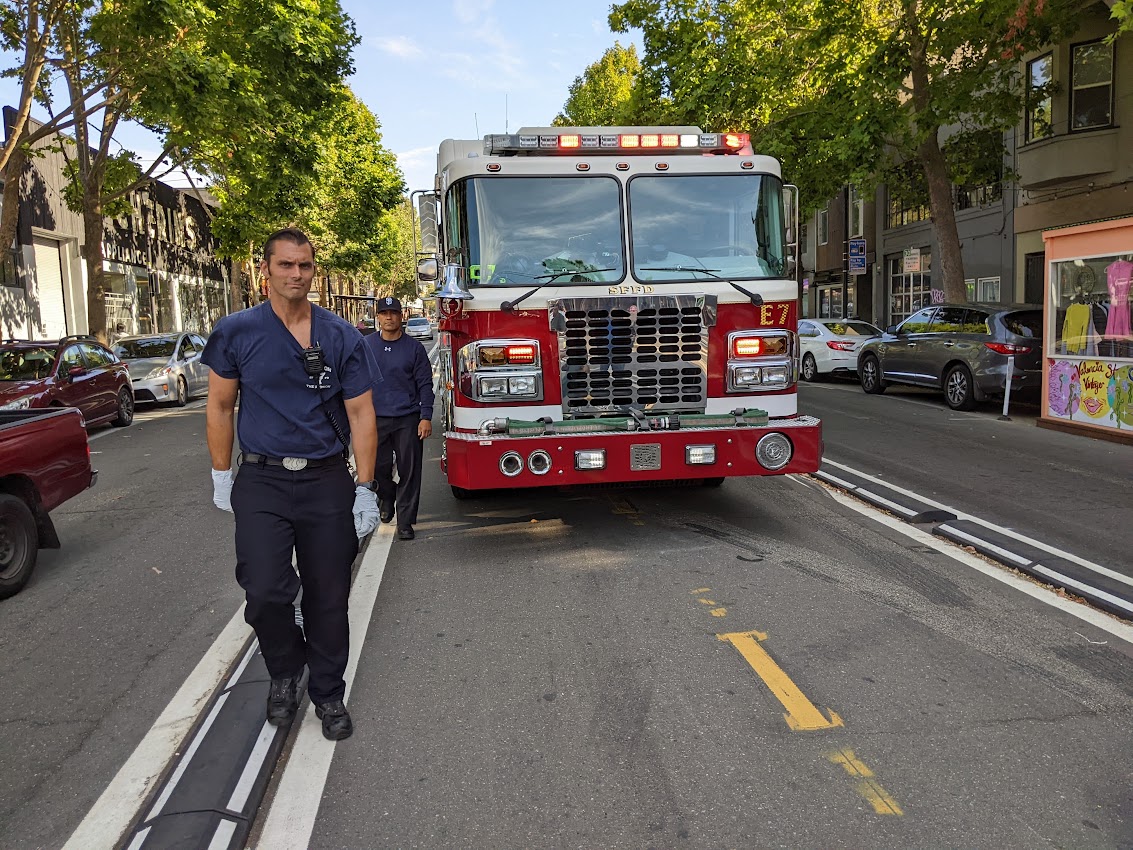Another Scooterist Sent to Hospital by Valencia Center-Running Bike ...