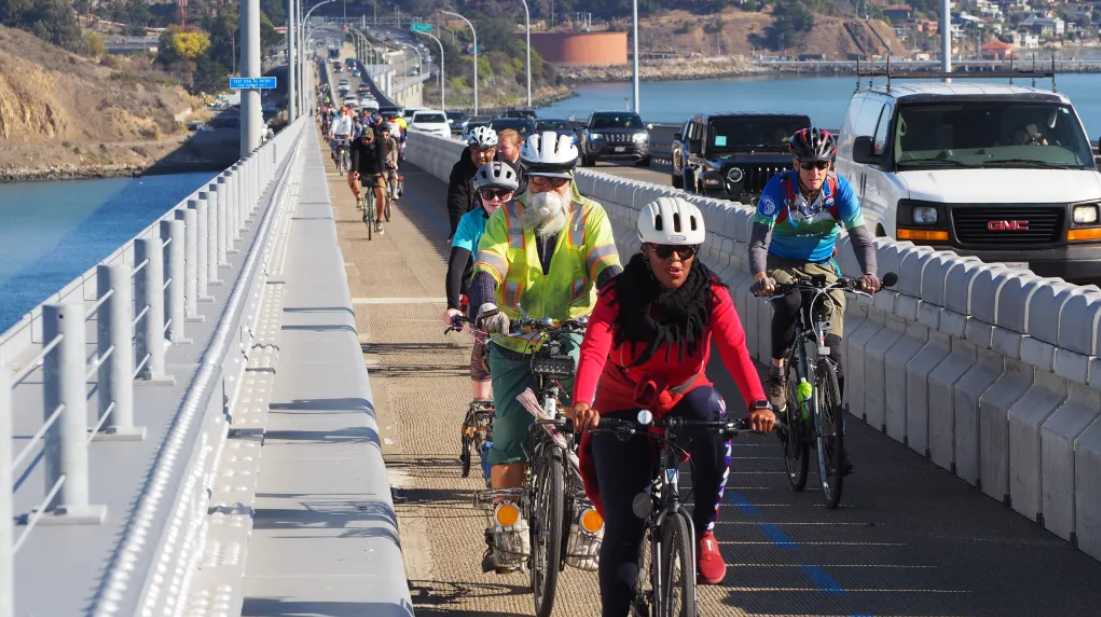 Nope, the RSR Bridge Bike Lane Still Isn't Causing Traffic and Pollution - Streetsblog San Francisco