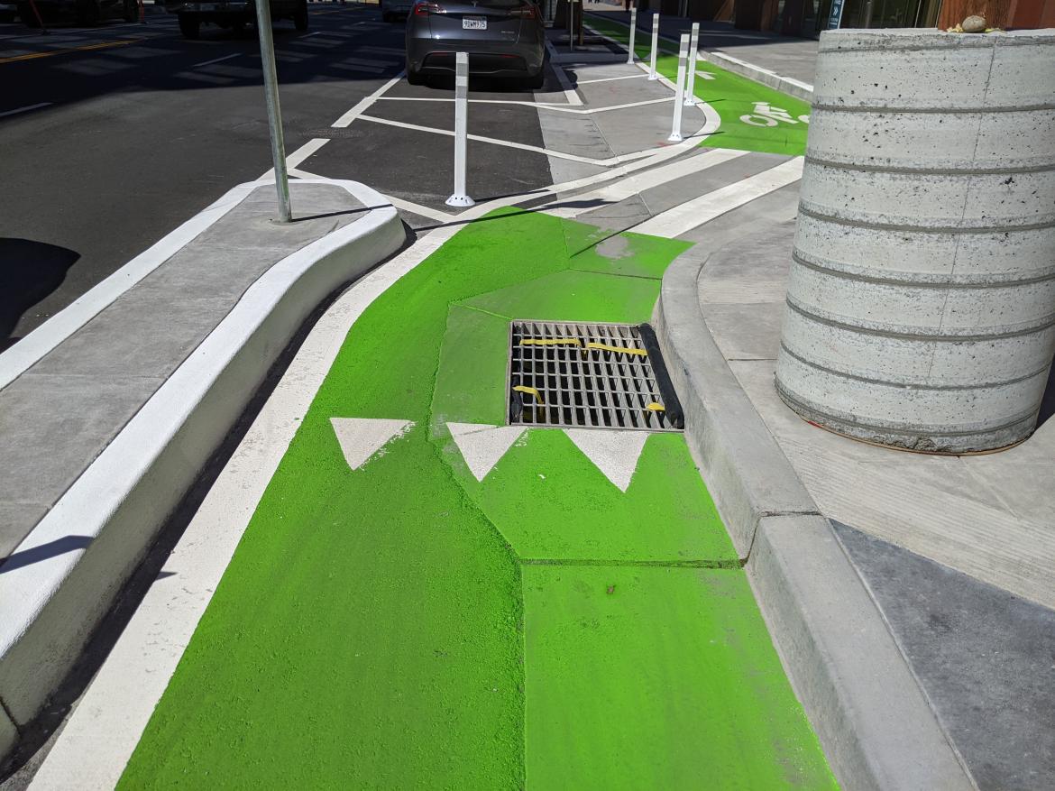 Eyes on the Street: San Francisco Joins the Sidewalk-Level Bike Lane ...